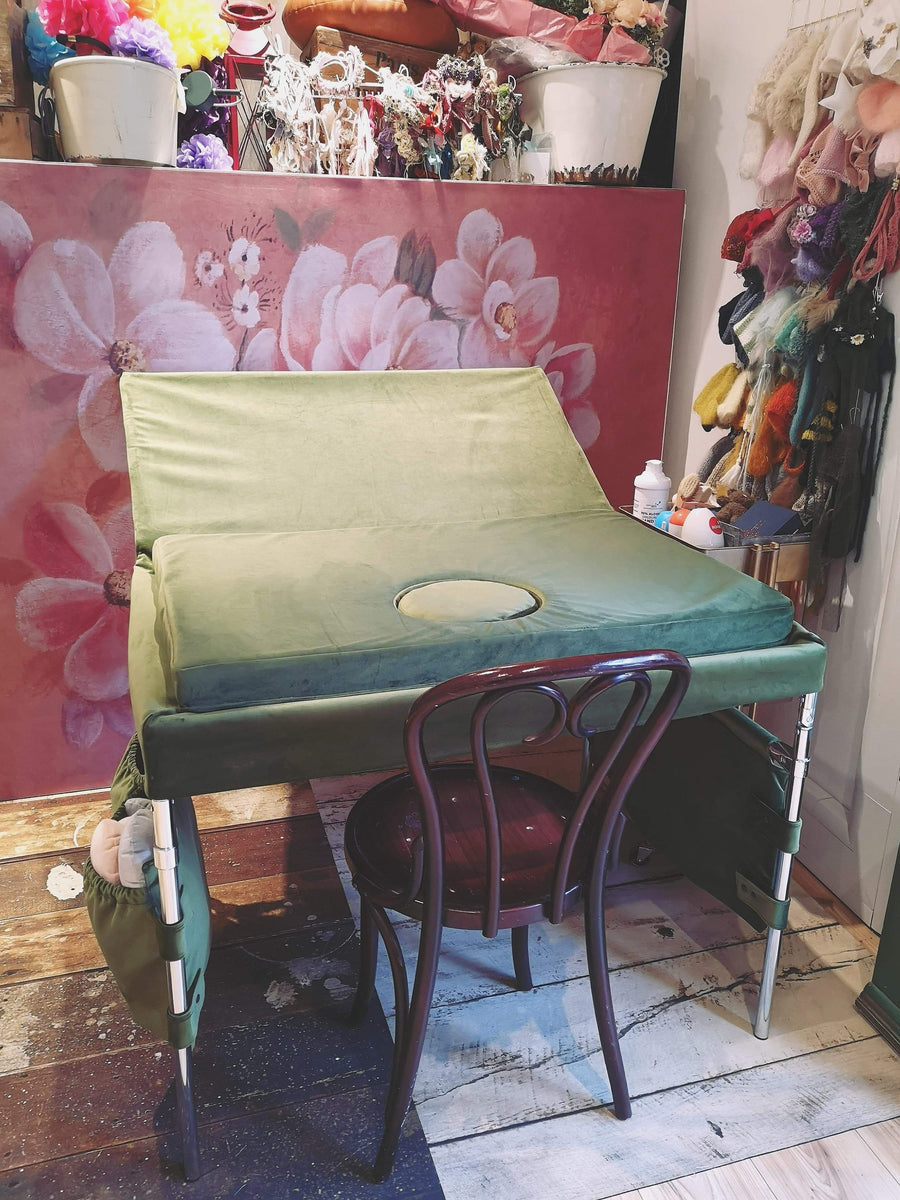 Baby Fox Foldable Newborn Posing Table set with a Mattress - Velour ...